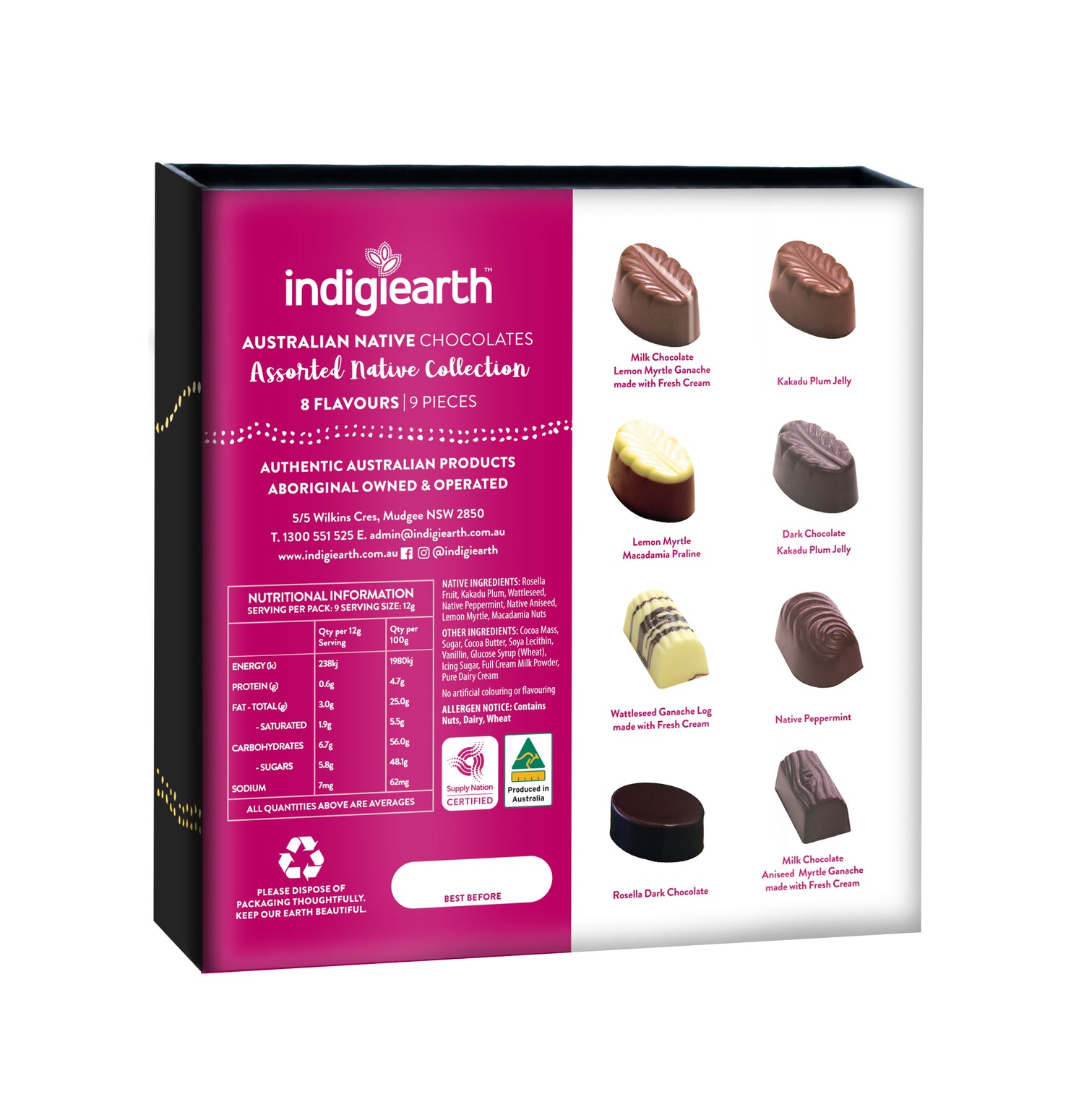 Native Australian Chocolates Box – Indigiearth