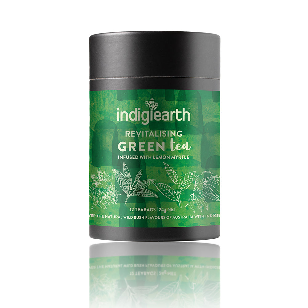 Revitalising Green Tea x12 Teabags 24g | Loose Tea 50g – Indigiearth